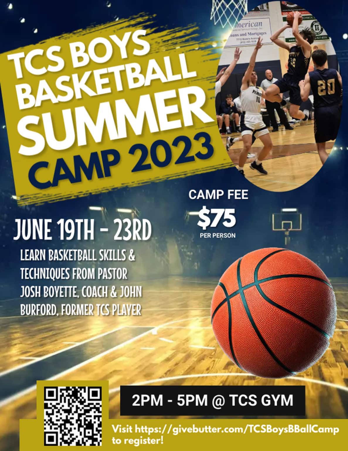 TCS Boys Basketball Camp - Trinity Christian School